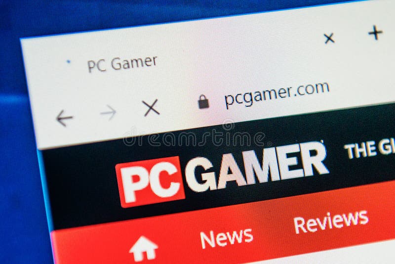 Pcgamer.com Web Site. Selective Focus. Editorial Photography - Image of ...