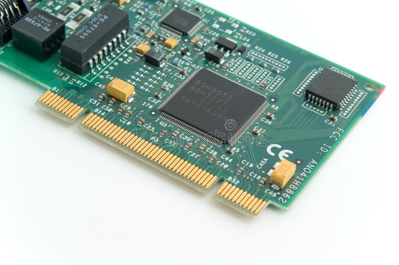 PCI network card stock photo. Image of digital, card, equipment - 1848246