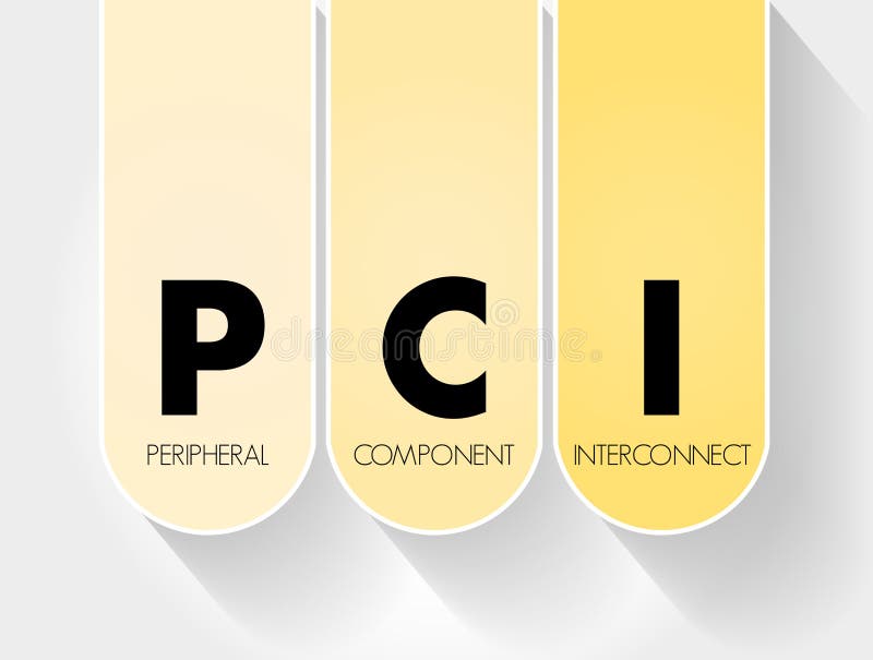 PCI - Peripheral Component Interconnect Acronym, Technology Concept ...