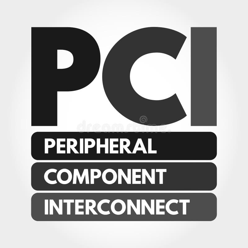 PCI - Peripheral Component Interconnect Acronym, Technology Concept ...