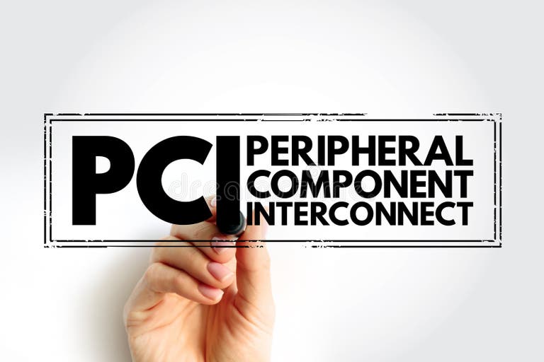 PCI - Peripheral Component Interconnect Acronym Text Stamp, Technology ...