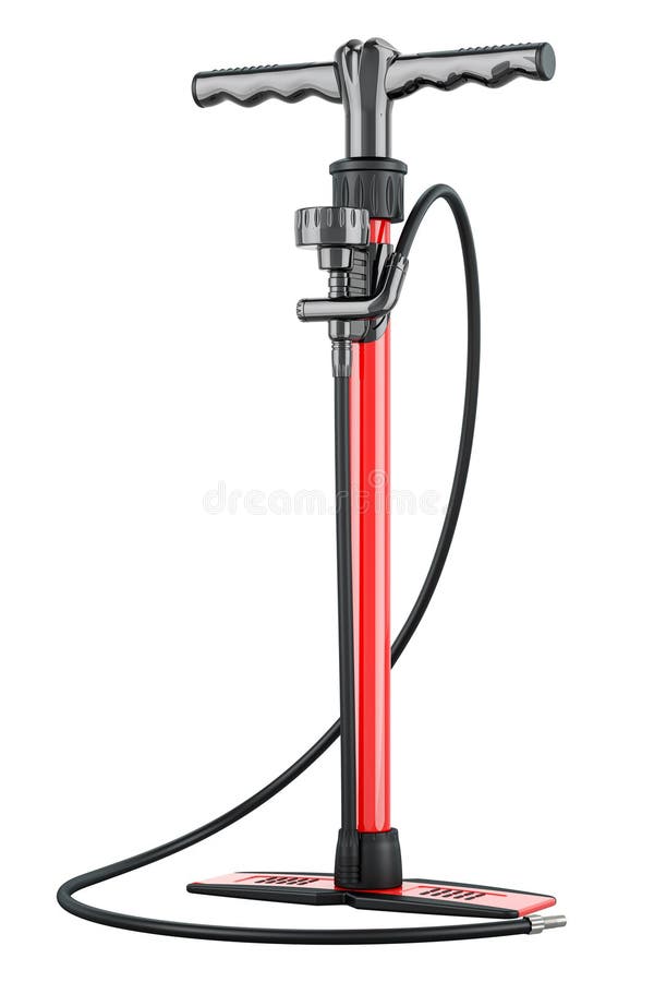 PCP Air Pump, High Pressure Hand Pump, 3D Rendering Stock Illustration ...