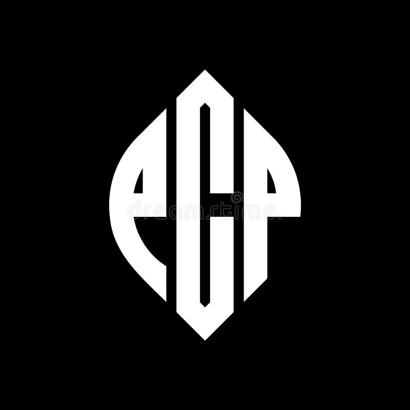 PCP Circle Letter Logo Design with Circle and Ellipse Shape. PCP ...