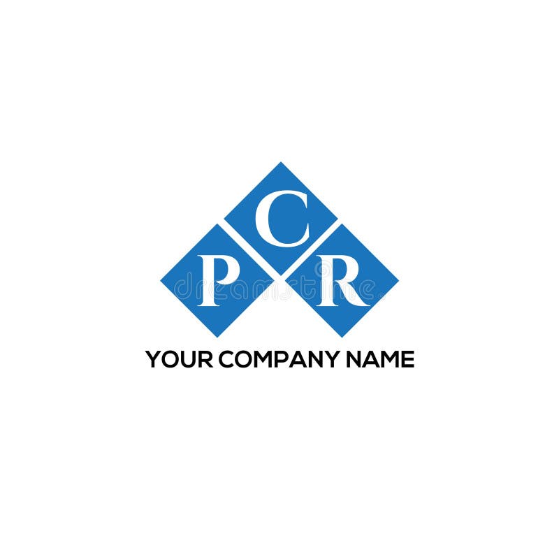 PCR Letter Logo Design on BLACK Background. PCR Creative Initials ...