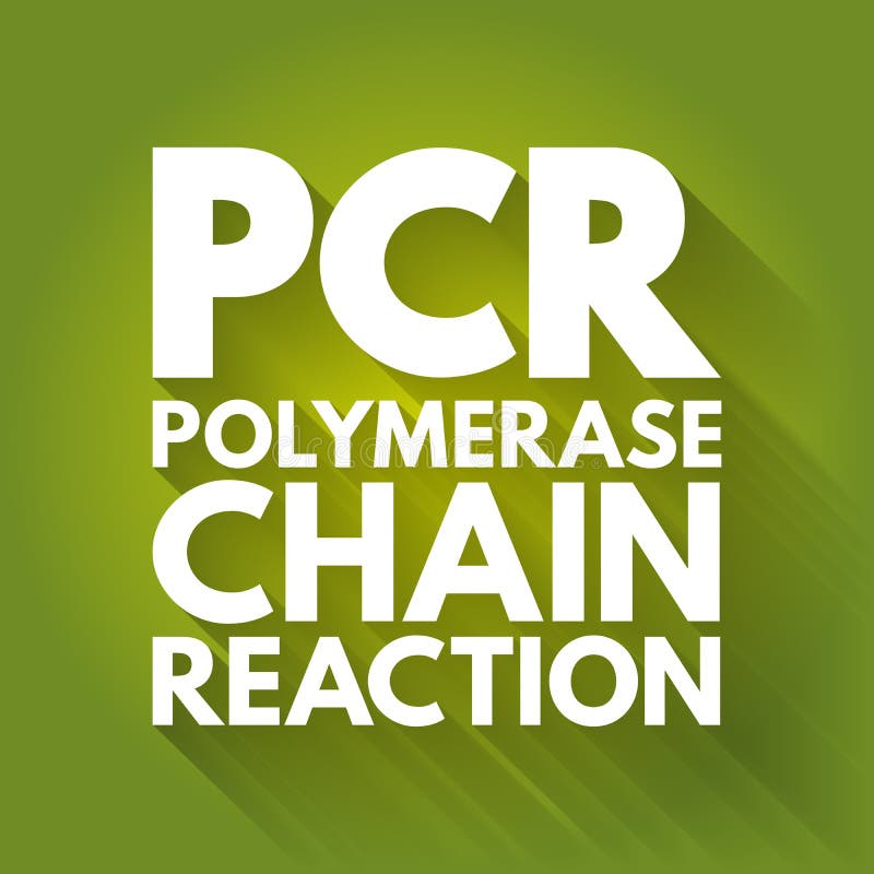 PCR - Polymerase Chain Reaction, Acronym, Medical Concept Background ...