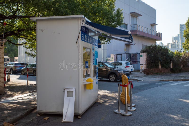 PCR Test Booth in Shanghai China Editorial Photo - Image of china ... PCR Test Booth in Shanghai China Editorial Photo - Image of china ...