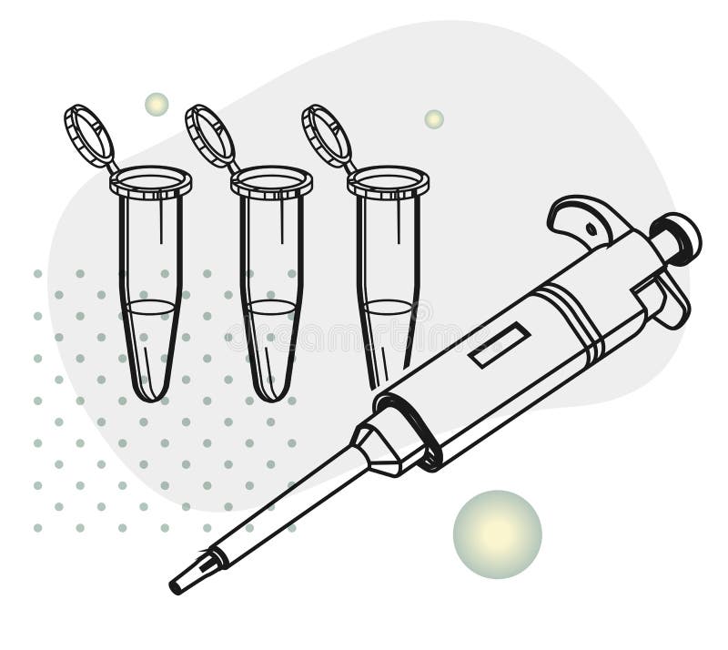 PCR Tube - Covid Testing - Icon Stock Vector - Illustration of disease ...