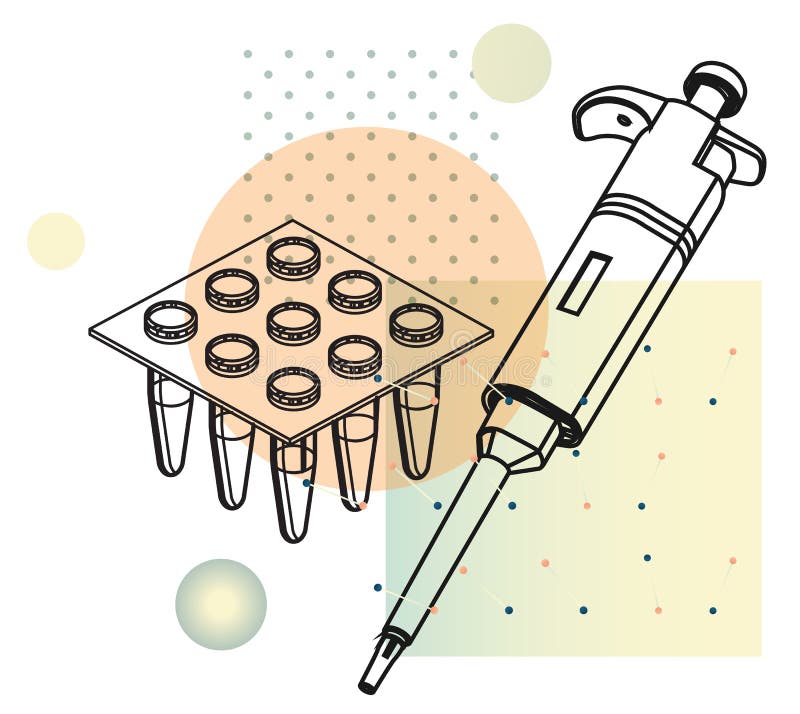 PCR Tube - Covid Testing - Icon Stock Vector - Illustration of ...