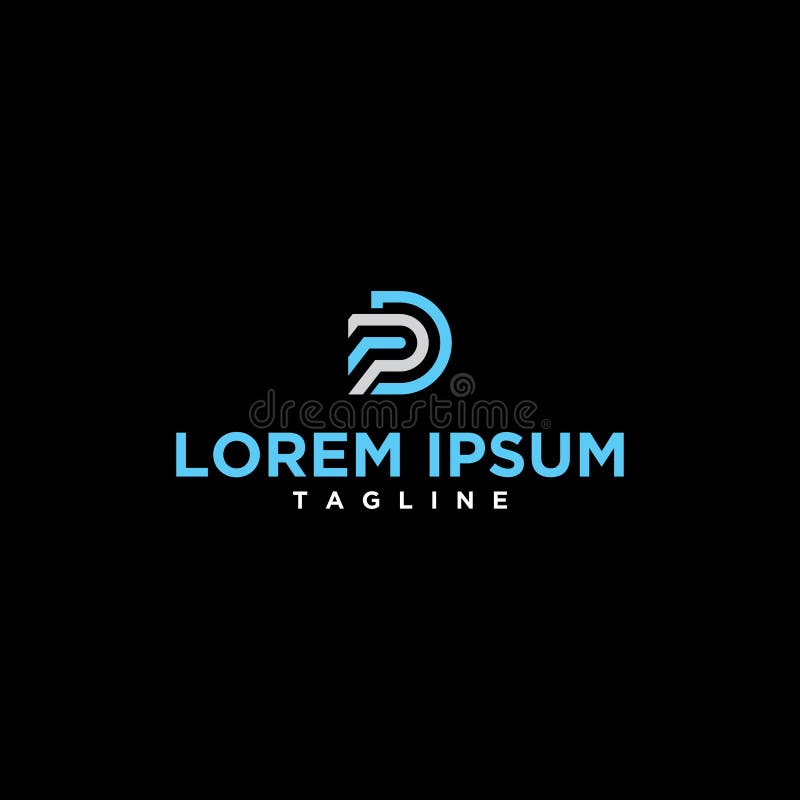 Pd Monogram Logo Design Inspiration Stock Vector - Illustration of ...