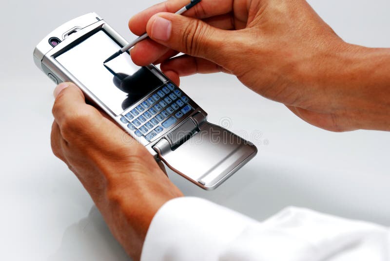 Pda imagen de archivo. Imagen de blanco, internet, copia - 3243927