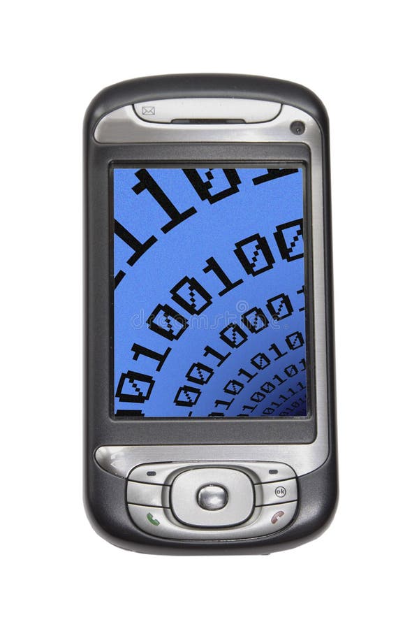 Mobile Phone Text Message Page Stock Photo - Image of connections ...