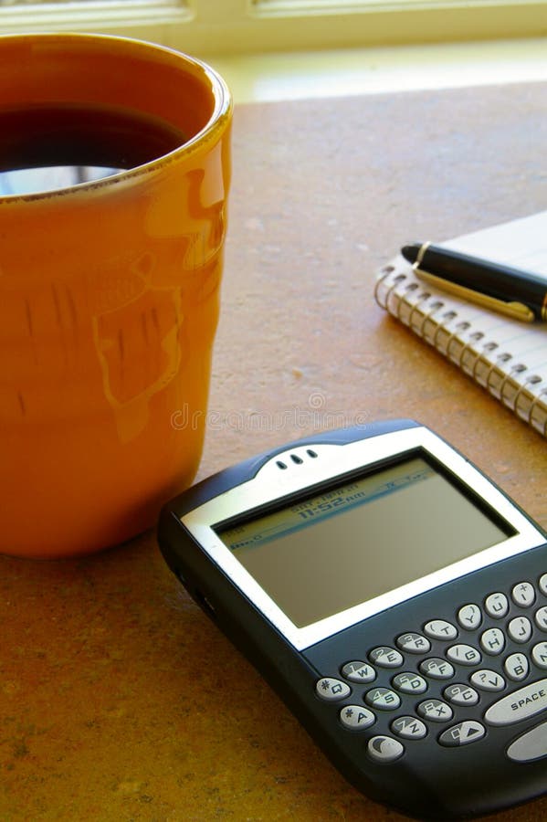 PDA and coffee stock photo. Image of equipment, computer - 2293360