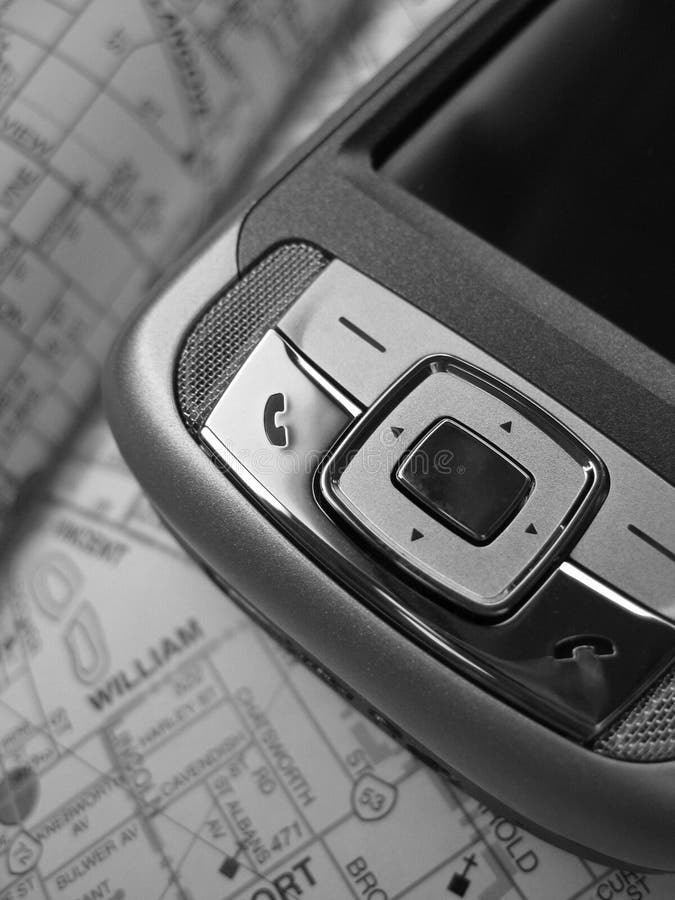 PDA Map stock image. Image of buttons, cell, electronic - 901783
