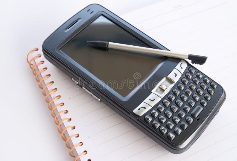 PDA and Business Chart stock photo. Image of type, office - 1547932