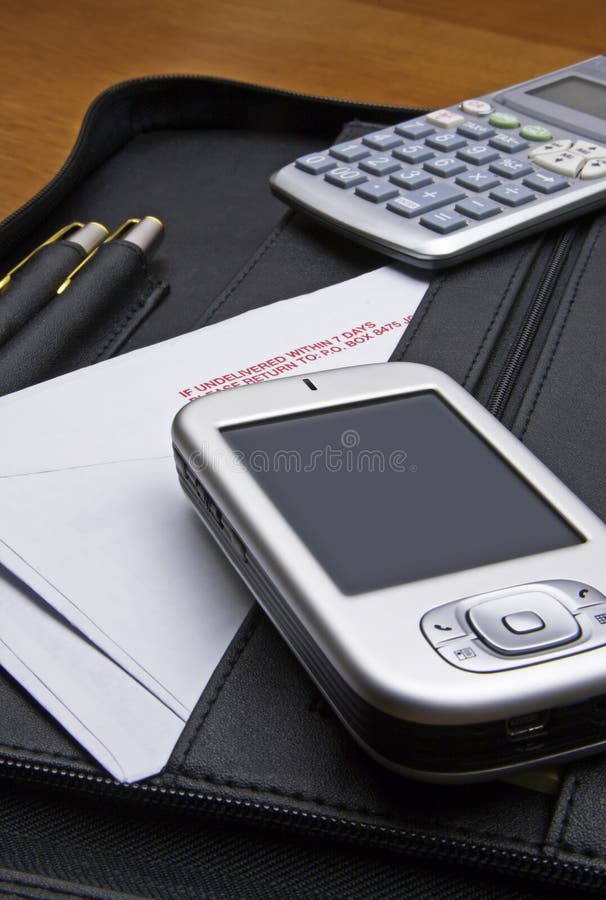 PDA in the office #01 stock image. Image of wood, cellular - 2633813