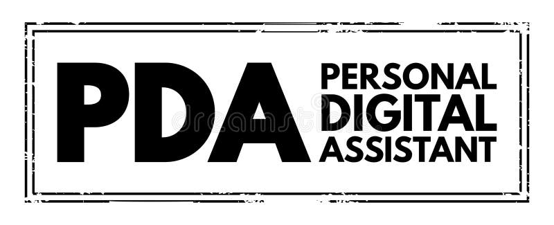 PDA Personal Digital Assistant - Variety Mobile Device Which Functions ...