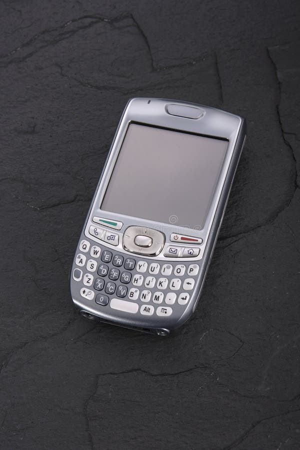 PDA phone on a stone stock image. Image of phone, telephone - 29484533