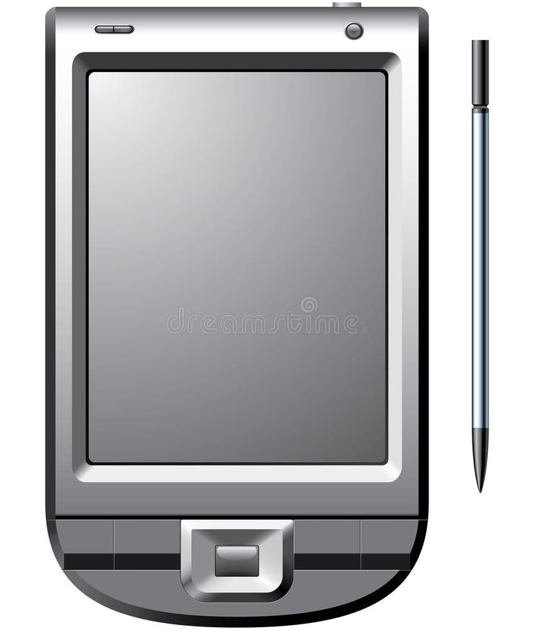 PDA stock illustration. Illustration of pocket, gadget, electronic - 90849