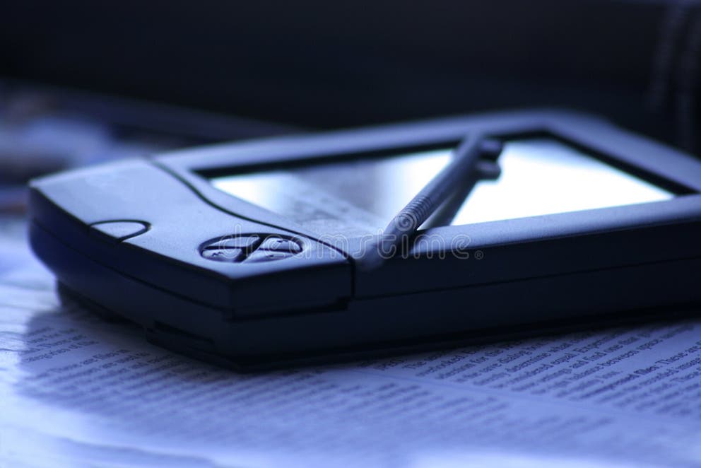 PDA with Stylus stock image. Image of dayplanner, efficient - 2416347