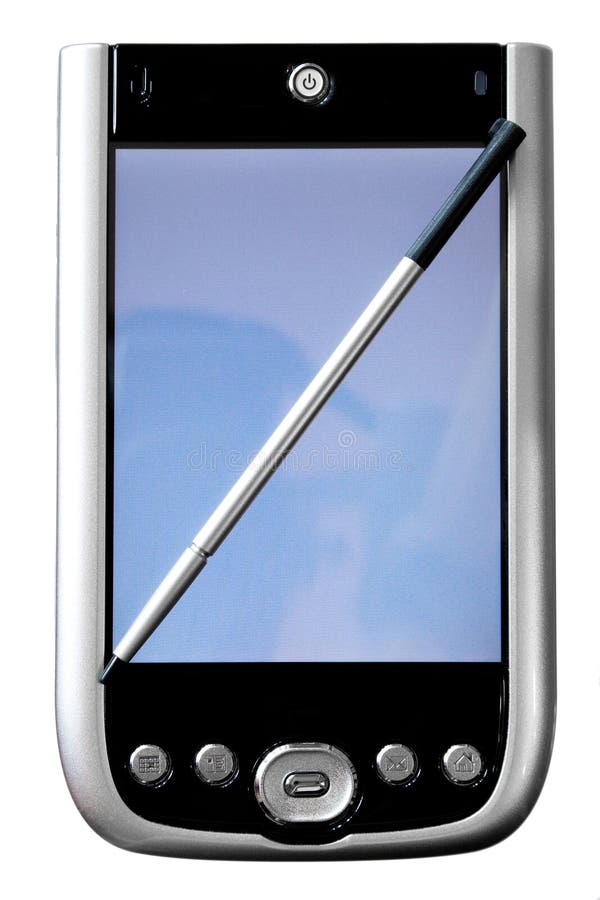 PDA stock vector. Illustration of device, call, assistant - 9801186