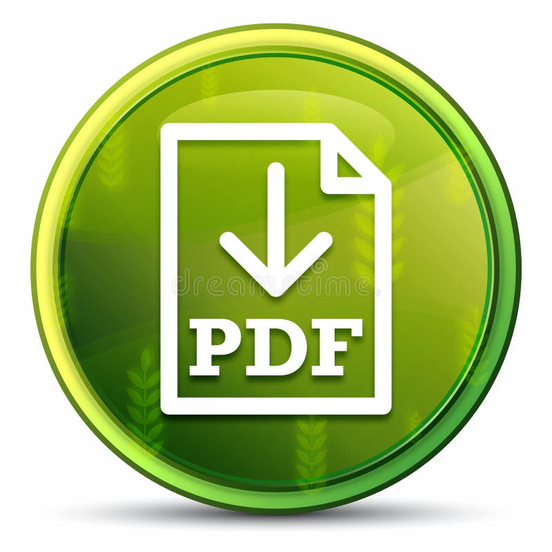 PDF Document Download Icon Elegant Green Round Button Vector ... PDF Document Download Icon Elegant Green Round Button Vector ...