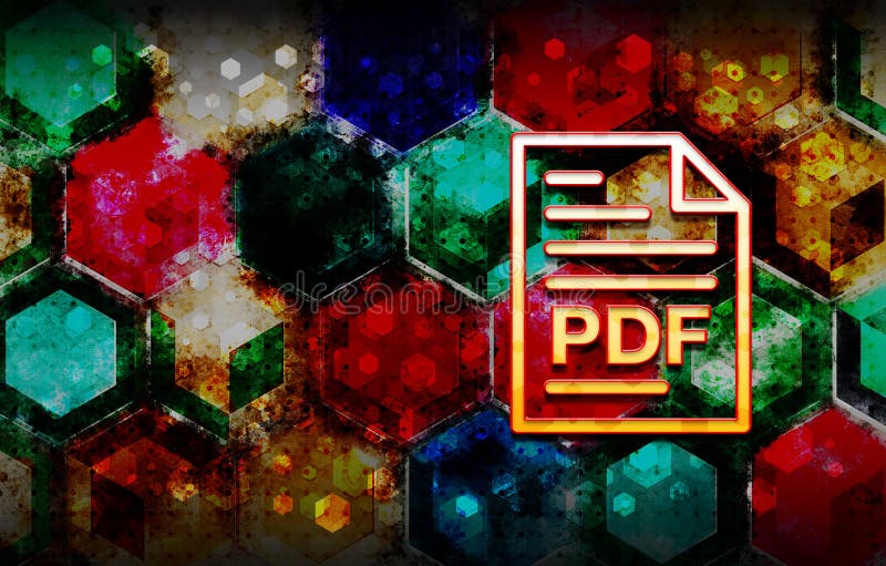 PDF Document Page Icon Abstract 3d Colorful Hexagon Isometric Design ... PDF Document Page Icon Abstract 3d Colorful Hexagon Isometric Design ...