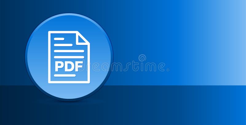 PDF Document Page Icon Glassy Modern Blue Button Abstract Background ... PDF Document Page Icon Glassy Modern Blue Button Abstract Background ...