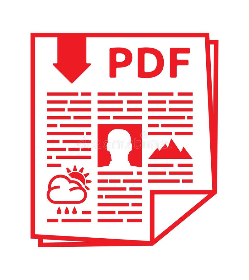 Pdf Download Stock Illustrations – 6,052 Pdf Download Stock ...