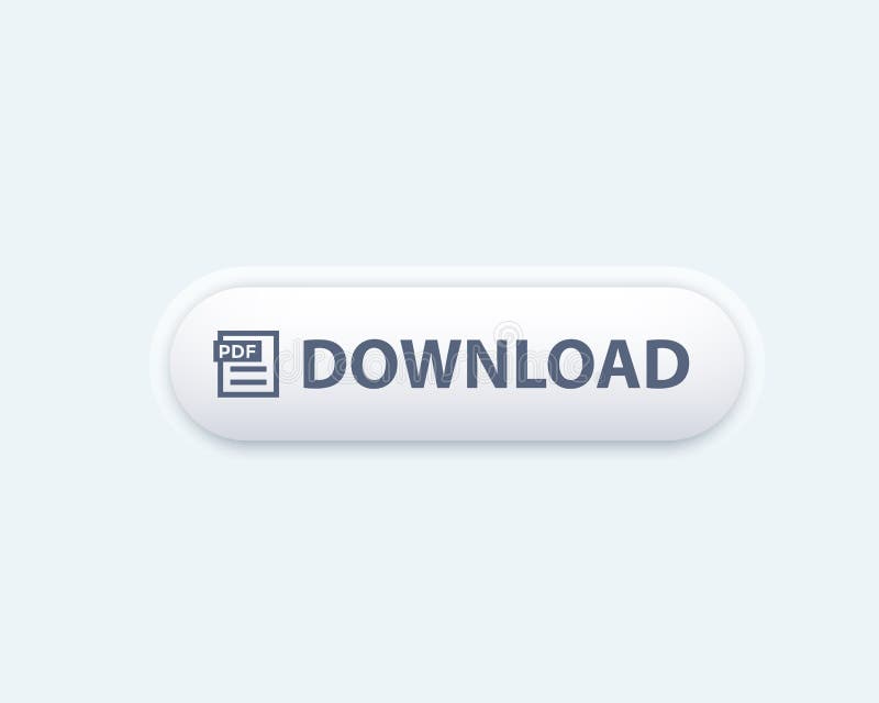 Pdf Download Button Stock Illustrations – 4,832 Pdf Download Button ...