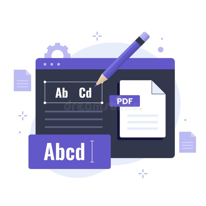 Edit Pdf Stock Illustrations – 334 Edit Pdf Stock Illustrations ...