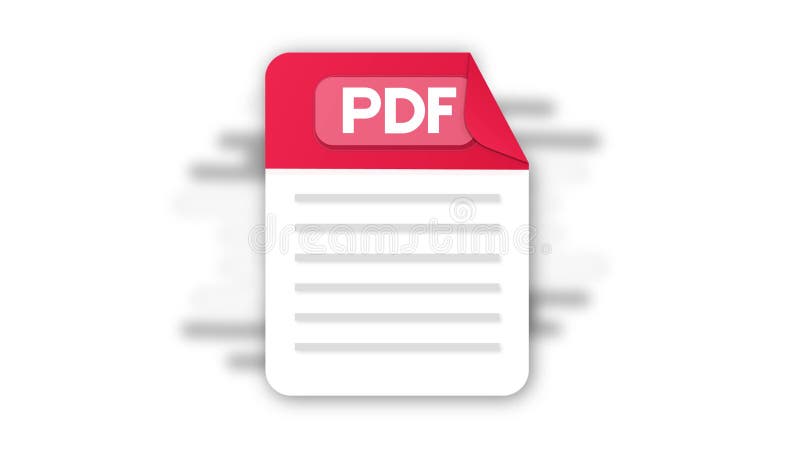 PDF File Icon. Flat Design Graphic. Animation PDF Icon Stock Video ... PDF File Icon. Flat Design Graphic. Animation PDF Icon Stock Video ...