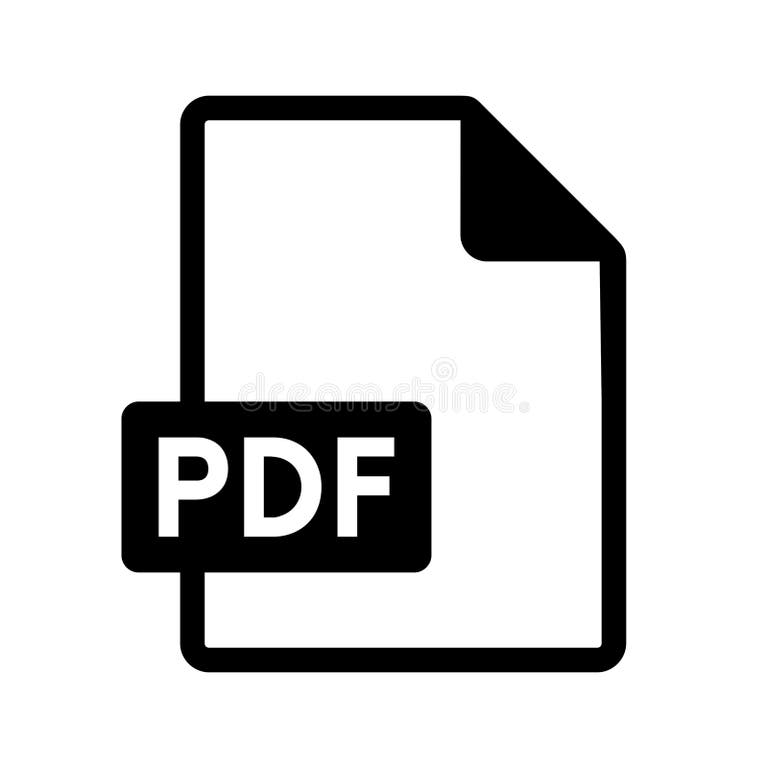 Pdf file icon stock vector. Illustration of business - 302585473