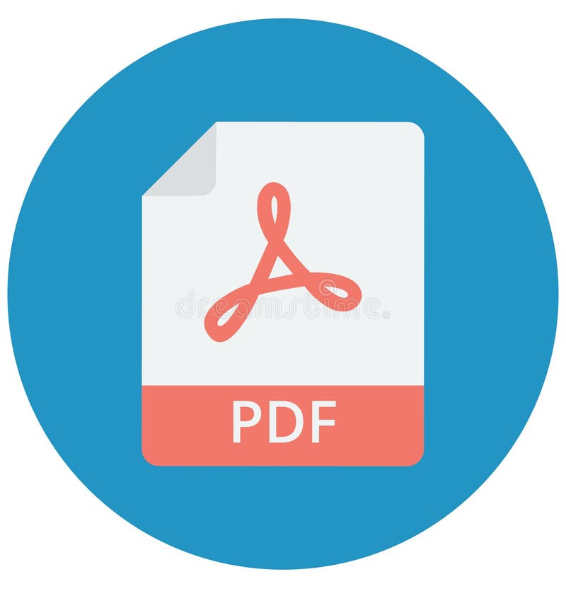 Pdf File Vector Icon that Can Be Easily Edit or Modified Stock Vector ...