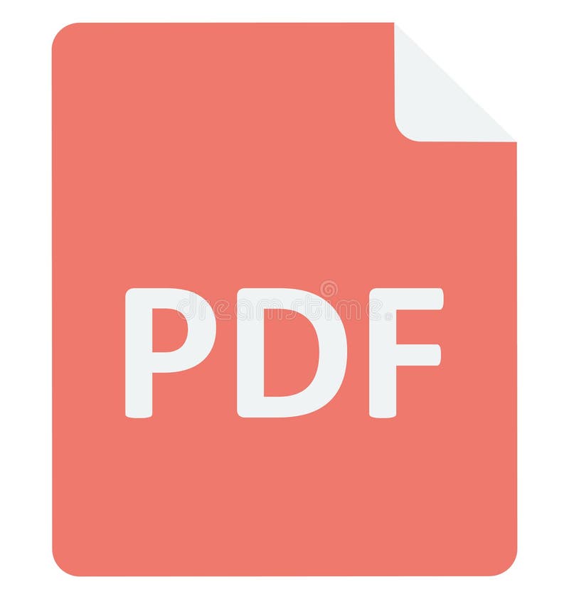 Pdf File Vector Icon Can Be Easily Edit Modified Stock Illustrations ...