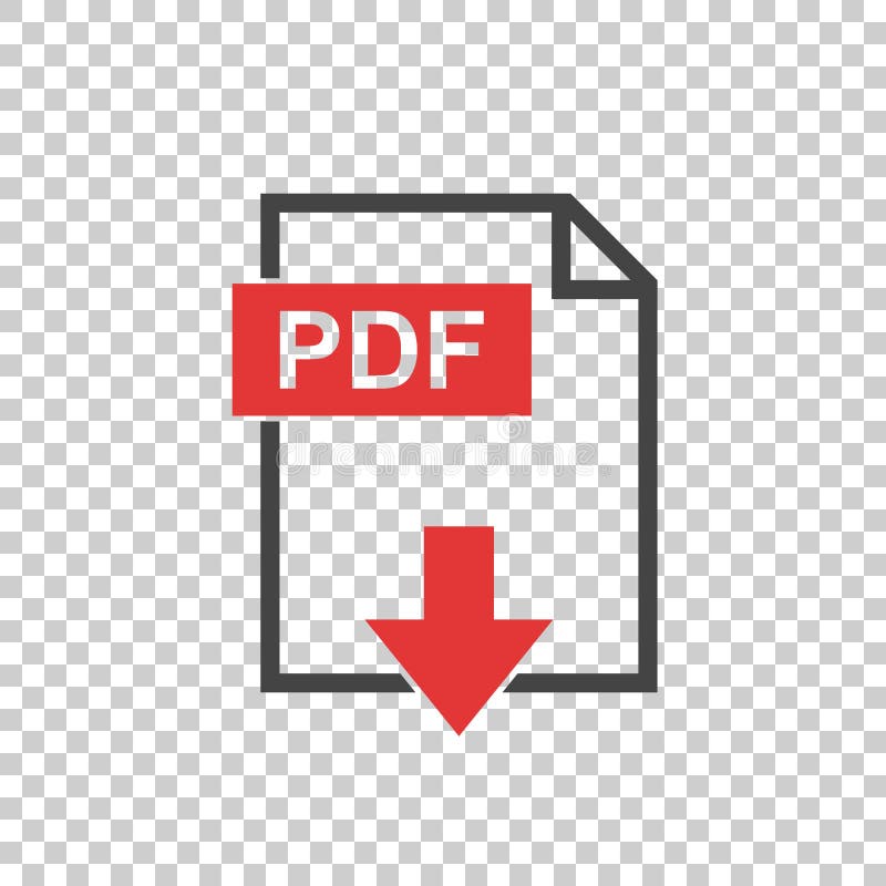 PDF icon on background stock vector. Illustration of file - 96387167