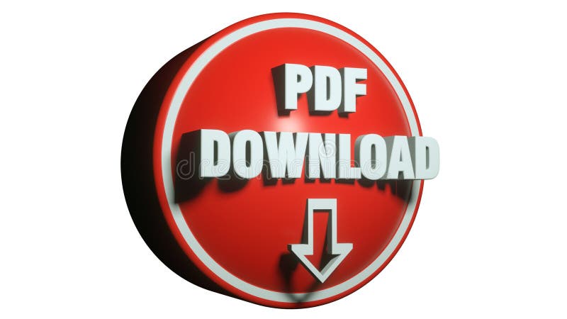 PDF icon 3d concept stock illustration. Illustration of manual - 148059896