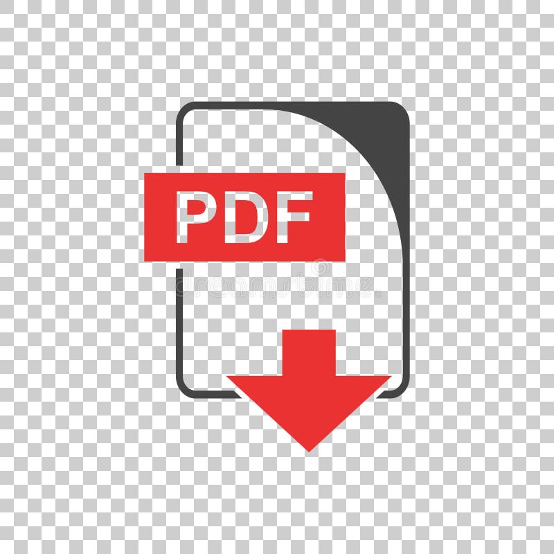 PDF Icon Vector flat stock vector. Illustration of navigation - 96387842