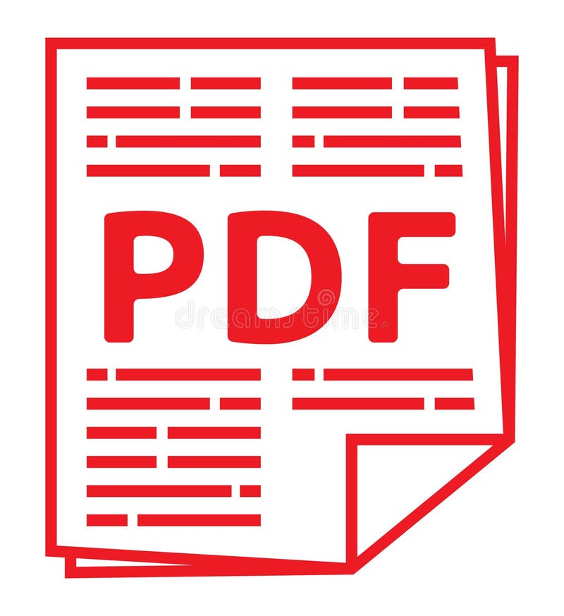 Pdf Icon Vector Png