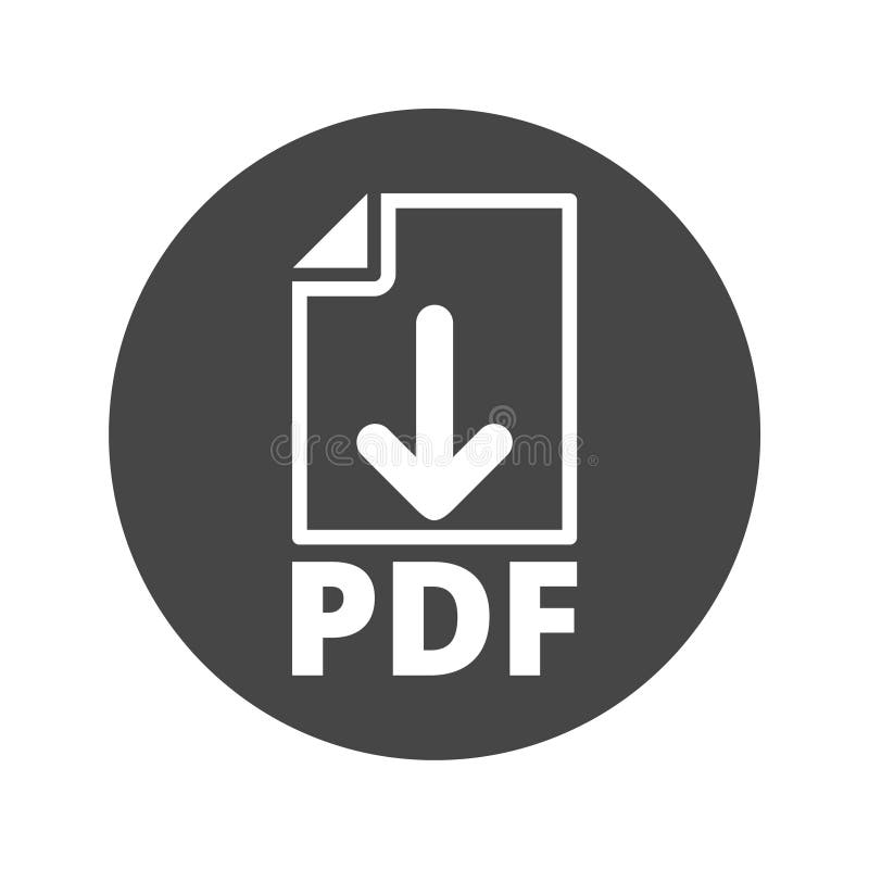 PDF icon stock vector. Illustration of page, format - 122121752