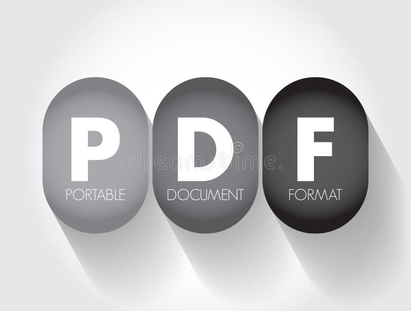 Portable Document Format Stock Illustrations – 1,290 Portable Document ...