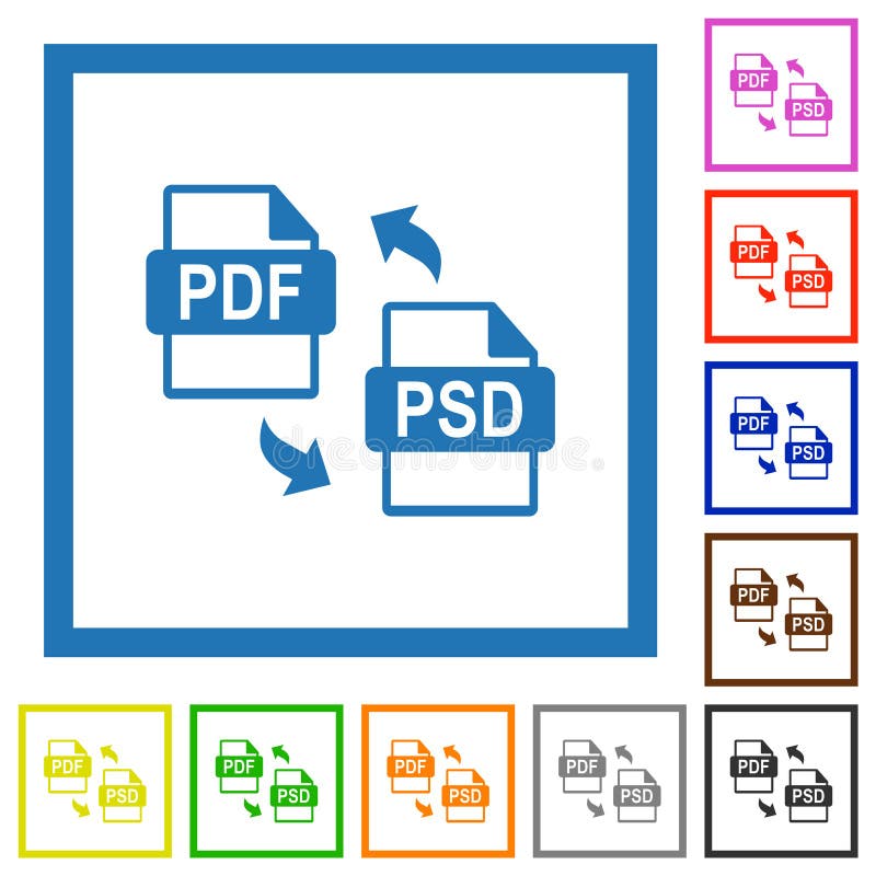 Psd File Conversion Icons Stock Illustrations – 55 Psd File Conversion ...