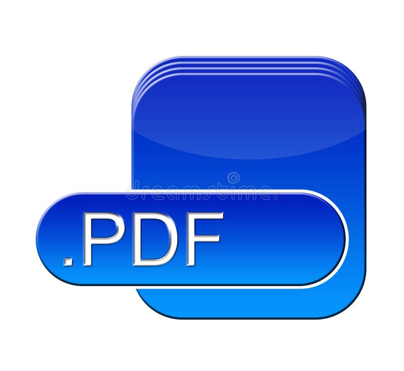 Pdf symbol stock illustration. Illustration of icon, file - 17288985