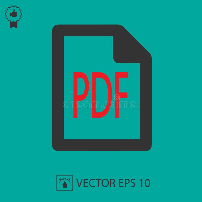 Pdf Icon Stock Illustrations – 7,441 Pdf Icon Stock Illustrations ...