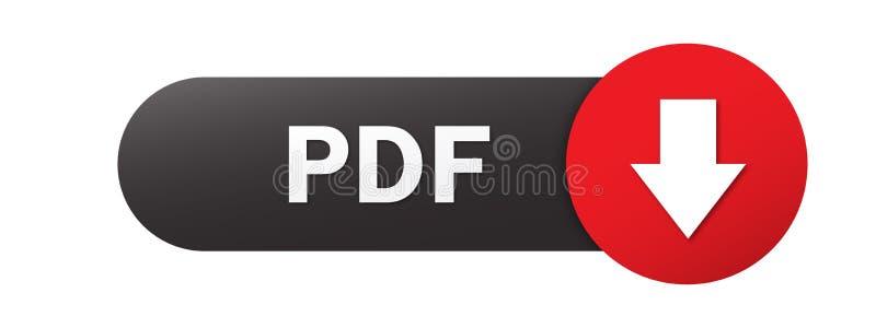 PDF Web Button with Down Arrow Stock Vector - Illustration of illegal ...