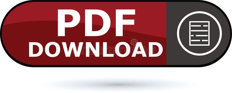 Pdf Web Button Pdf Download Button with Icon Symbol Vector File Stock ...