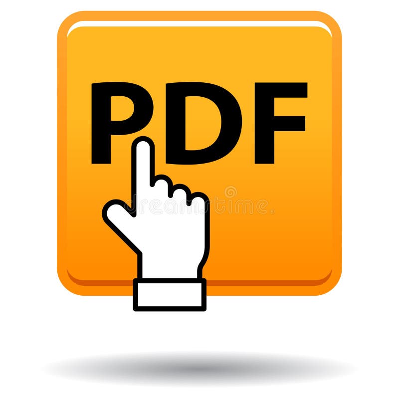 Pdf download button stock vector. Illustration of arrows - 41083207