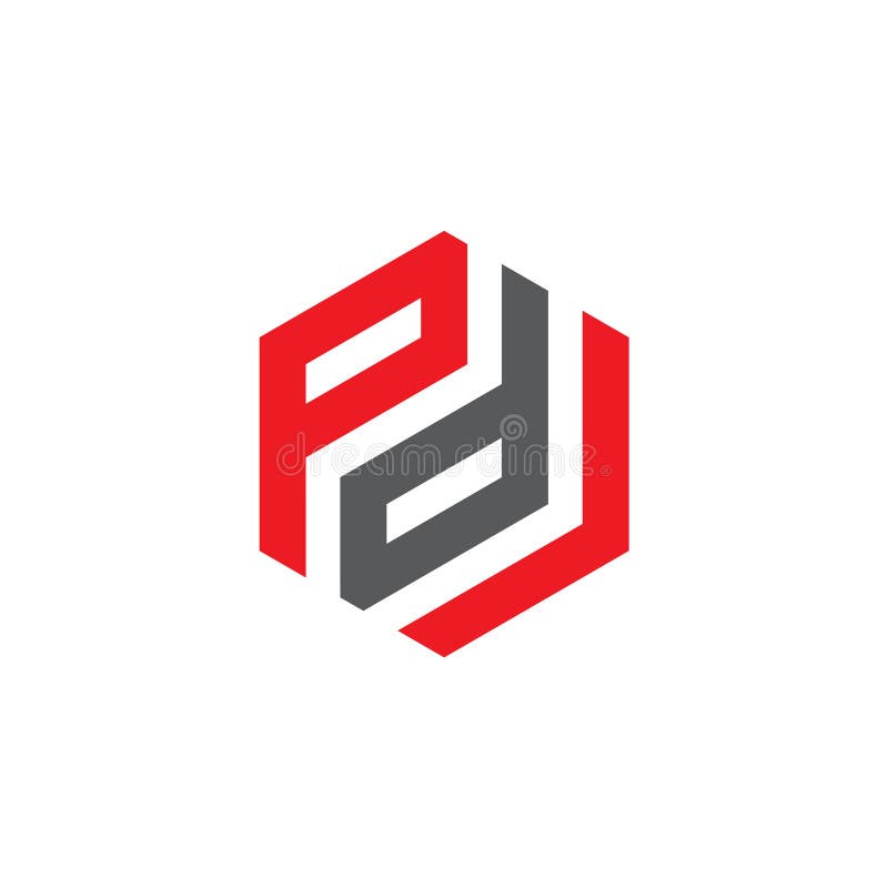 PDL Letter Monogram Initial Logo Design Template Vector Illustration ...