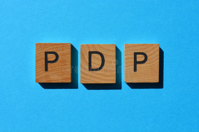 PDP, Acronym, Marketing Buzzword, As Banner Headline Stock Image ...