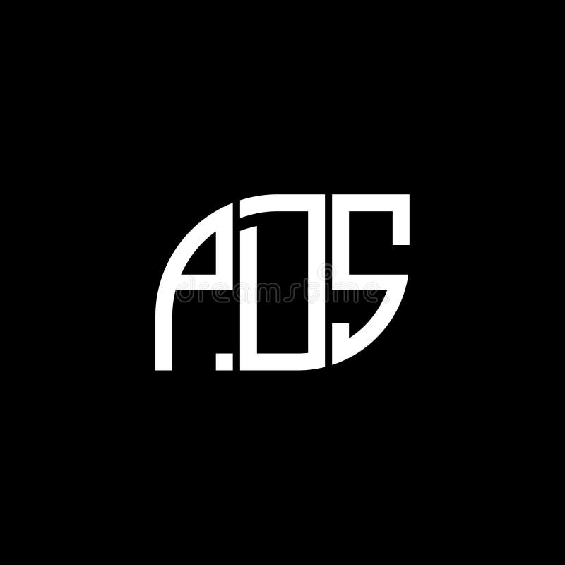 PDS Letter Logo Design on Black Background.PDS Creative Initials Letter ...