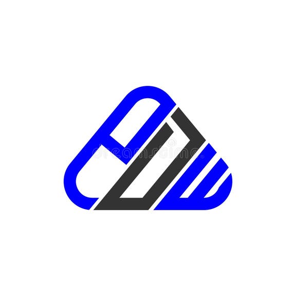 PDW Letter Logo Creative Design with Vector Graphic, PDW Stock Vector ...